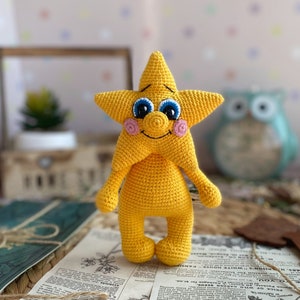 Crochet Pattern Doll Funny Star. Tutorial Star in English in PDF ...