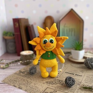 Crochet Pattern Doll Funny Sun. Tutorial Doll Sun in English in PDF ...