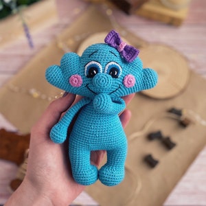 Crochet Pattern Doll Funny Cloud. Tutorial Doll Cloud in English in PDF ...