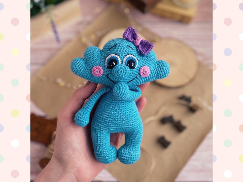 Crochet Pattern Doll Funny Cloud. Tutorial Doll Cloud in English in PDF ...