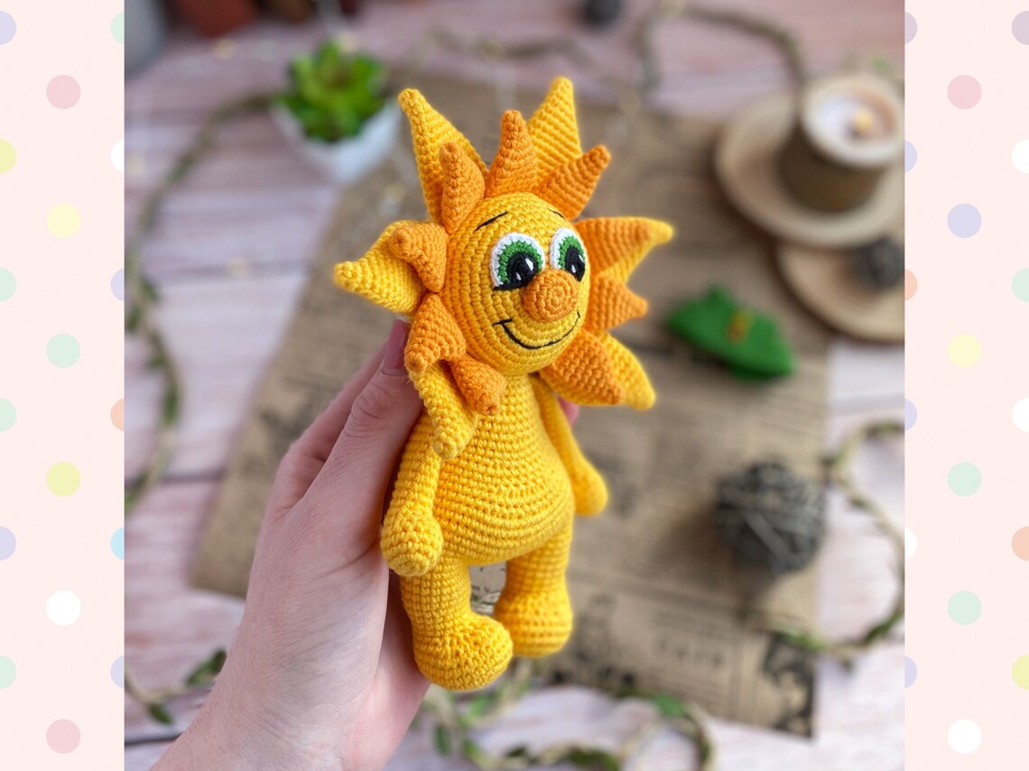 Crochet Pattern Doll Funny Sun. Tutorial Doll Sun in English - Etsy