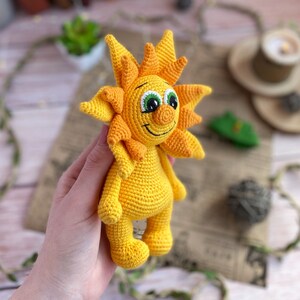 Crochet Pattern Doll Funny Sun. Tutorial Doll Sun in English in PDF ...