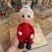 Crochet Pattern Doll Mrs. Santa Claus. TUTORIAL Doll Mrs. Claus in ...