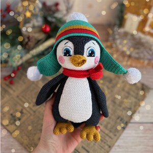 Crochet Pattern Doll Cute Penguin. TUTORIAL Doll Penguin in English in ...