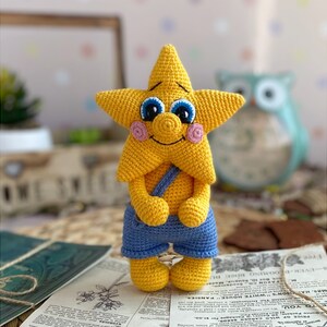 Crochet Pattern Doll Funny Star. Tutorial Star in English in PDF ...