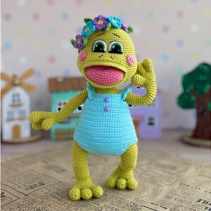 Crochet Pattern OUTFIT for Doll Frog Girl. TUTORIAL Outfit for Frog ...