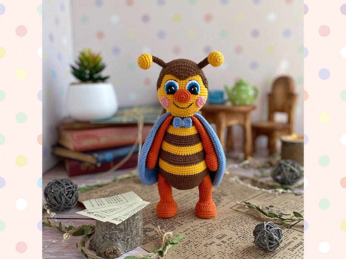 Crochet Pattern Doll Bee. Tutorial Bee in English in PDF. - Etsy