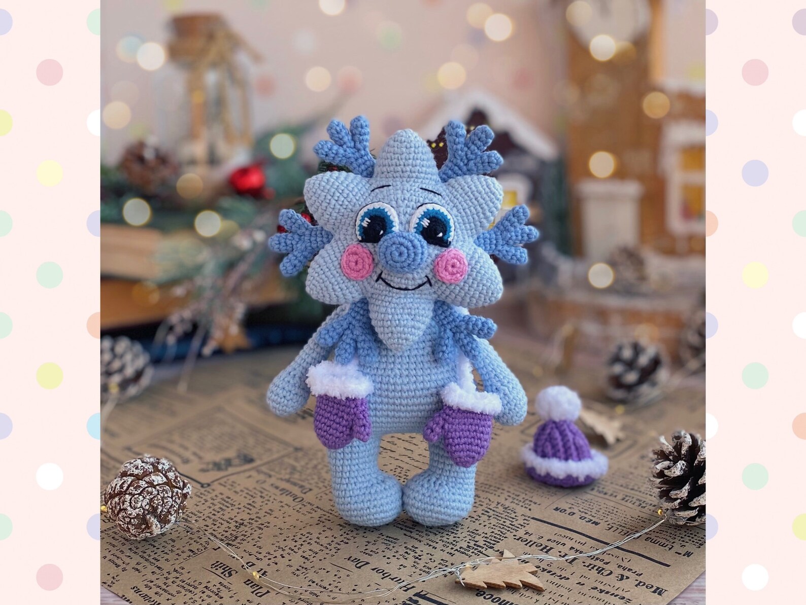 Cute Snowflake Toy Crochet PATTERN Doll. TUTORIAL Snowflake - Etsy