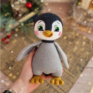 Crochet Pattern Doll Cute Penguin. TUTORIAL Doll Penguin in English in ...