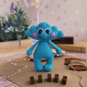 Crochet Pattern Doll Funny Cloud. Tutorial Doll Cloud in English in PDF ...