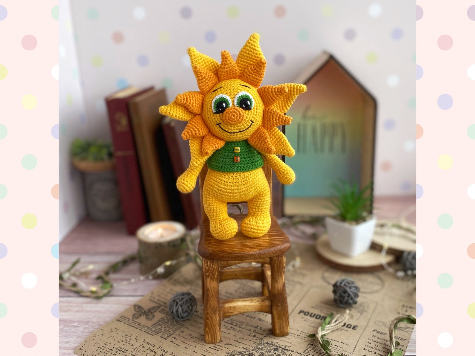 Crochet Pattern Doll Funny Sun. Tutorial Doll Sun in English - Etsy