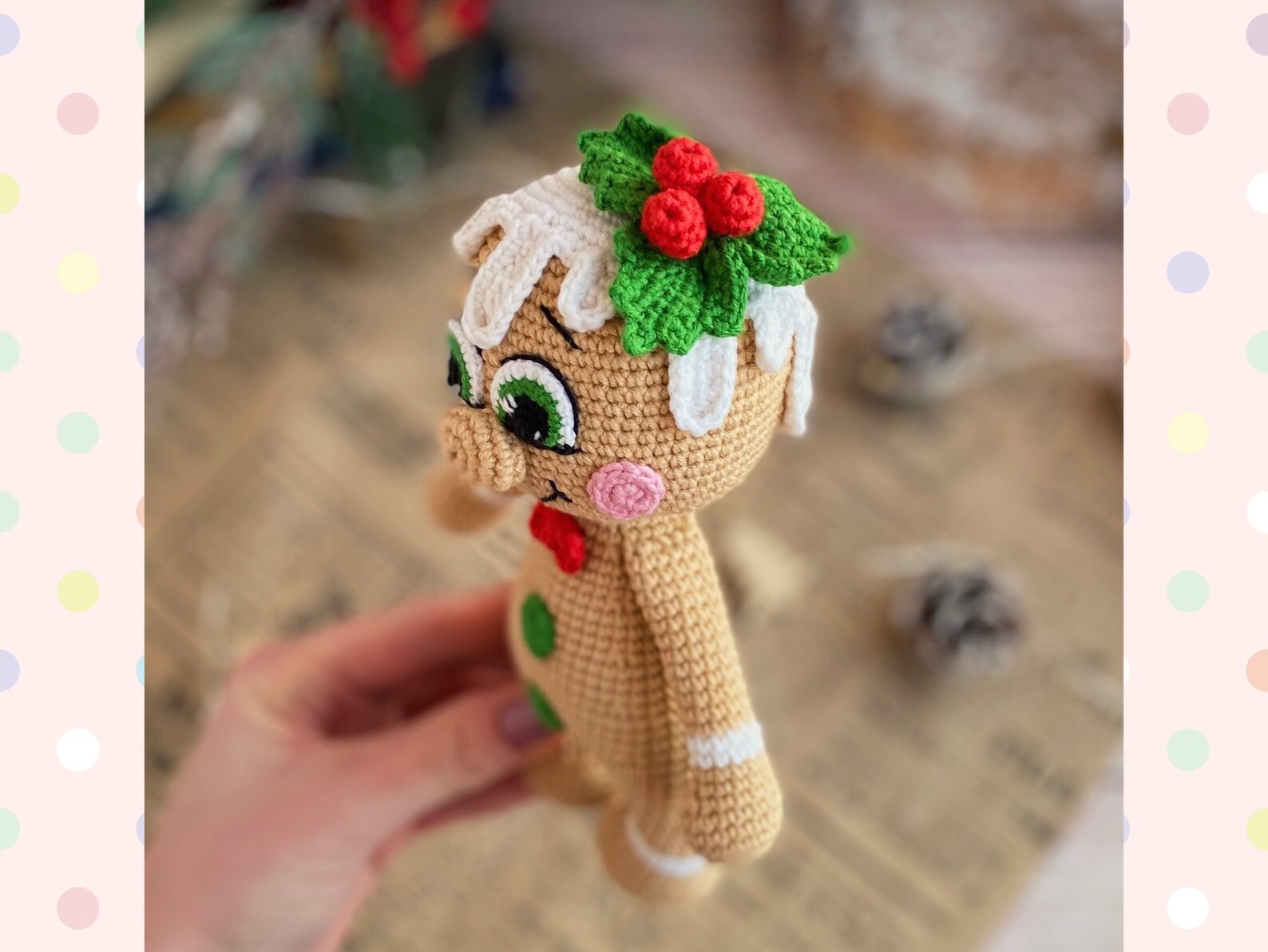 PATTERN Doll Gingerbread Man Crochet Toy. Gingerbread Man - Etsy