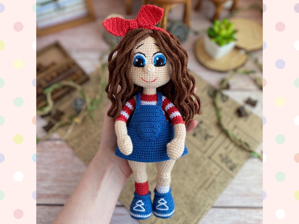 Crochet Pattern Doll. TUTORIAL Doll in English in PDF. - Etsy