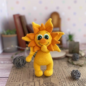 Crochet Pattern Doll Funny Sun. Tutorial Doll Sun in English in PDF ...