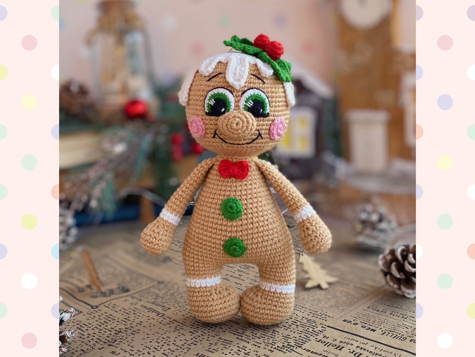 PATTERN Doll Gingerbread Man Crochet Toy. Gingerbread Man - Etsy