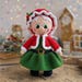 Crochet Pattern Doll Mrs. Santa Claus. TUTORIAL Doll Mrs. Claus in ...