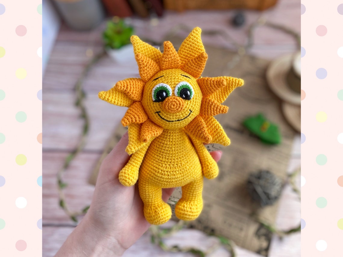 Crochet Pattern Doll Funny Sun. Tutorial Doll Sun in English - Etsy