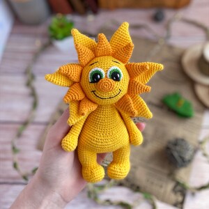 Crochet Pattern Doll Funny Sun. Tutorial Doll Sun in English in PDF ...