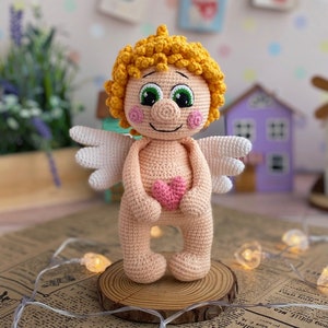 Crochet Pattern Doll Cute Angel. Tutorial Angel in English in PDF ...