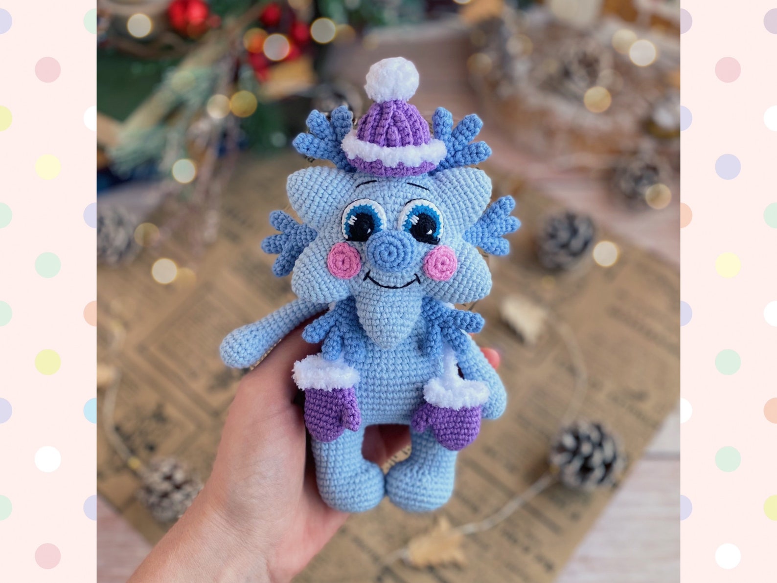 Cute Snowflake Toy Crochet PATTERN Doll. TUTORIAL Snowflake - Etsy