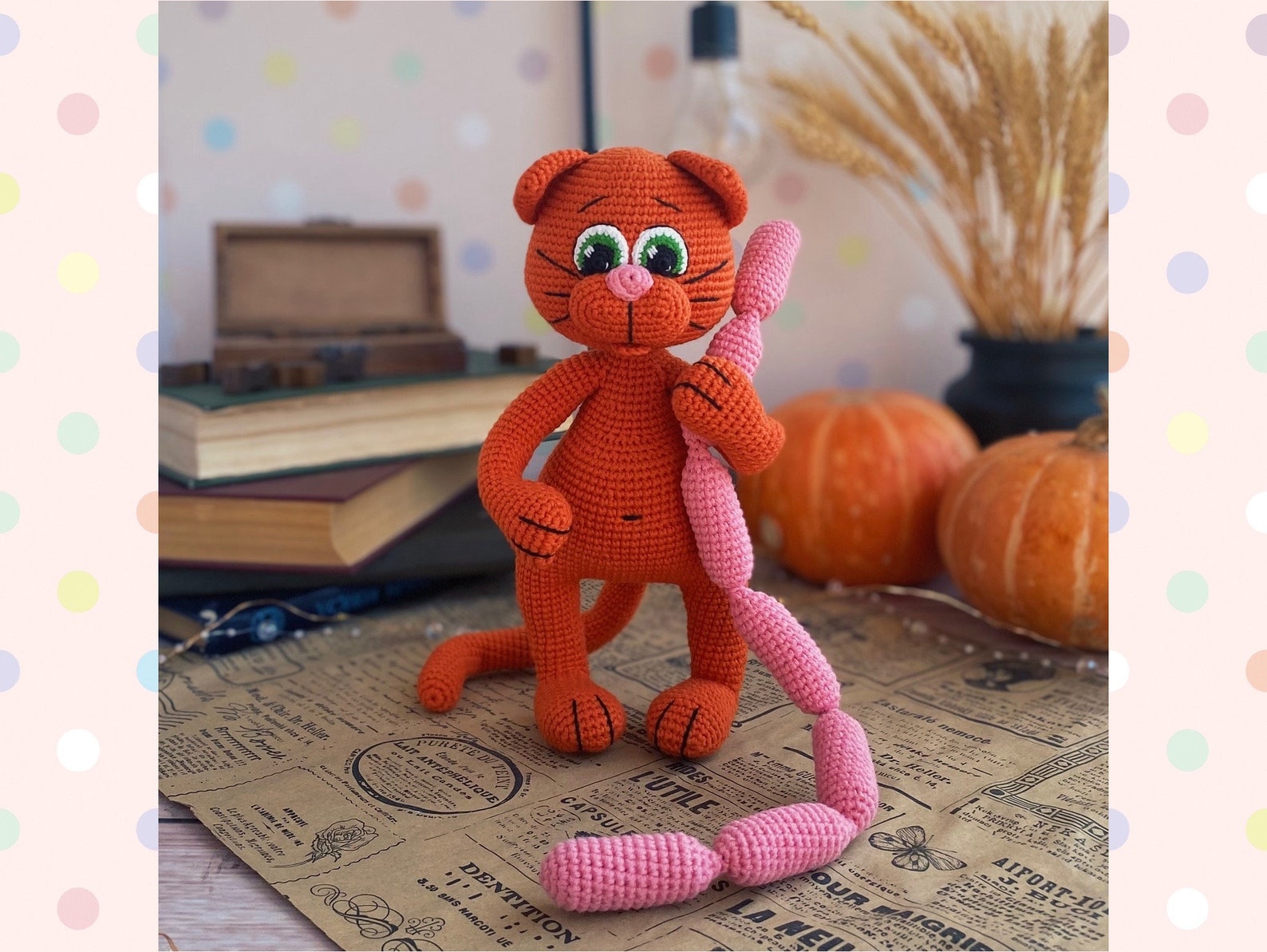 Crochet Pattern Doll Wizard Black CAT. TUTORIAL Cat in English in PDF ...