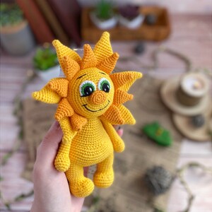 Crochet Pattern Doll Funny Sun. Tutorial Doll Sun in English in PDF ...