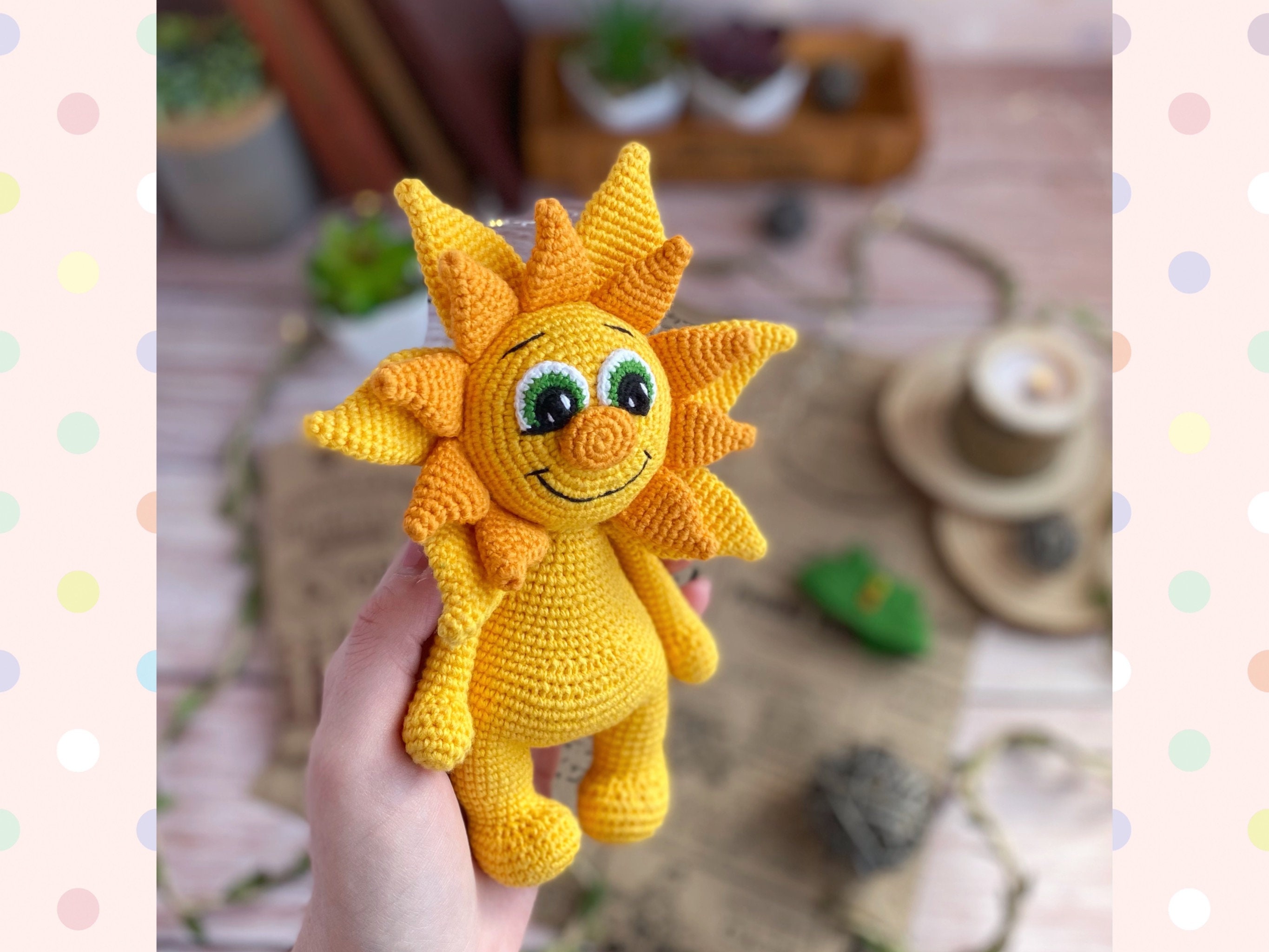 Crochet Pattern Doll Funny Sun. Tutorial Doll Sun in English - Etsy
