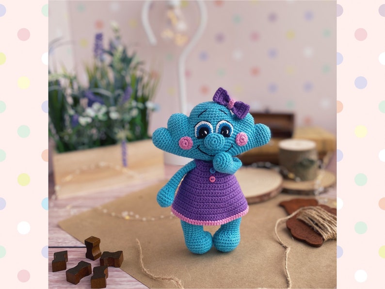 Crochet Pattern Doll Funny Cloud. Tutorial Doll Cloud in English in PDF ...