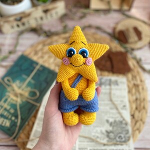 Crochet Pattern Doll Funny Star. Tutorial Star in English in PDF ...