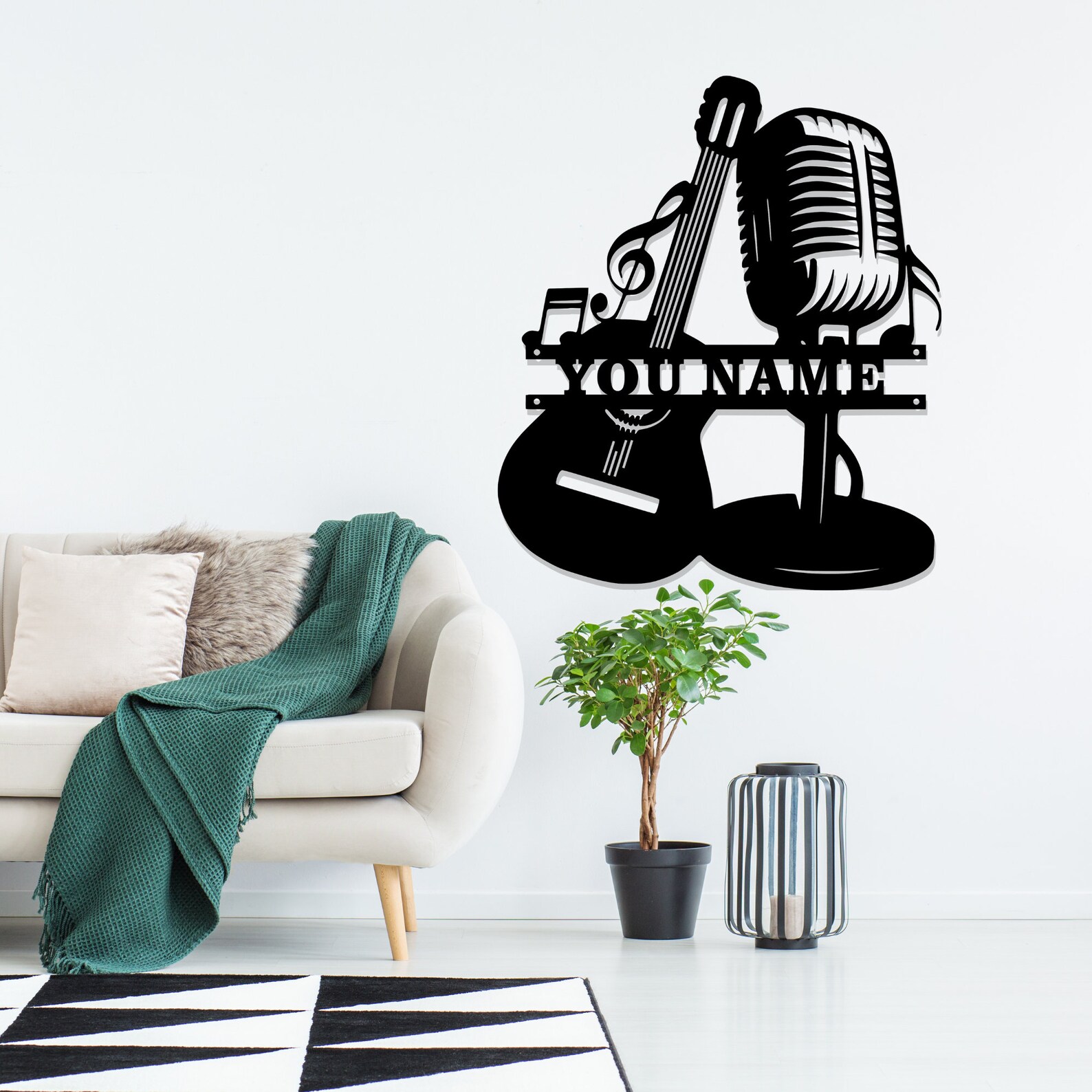 Custom Metal Name Sign Singer Wall Art Decor Personalized - Etsy