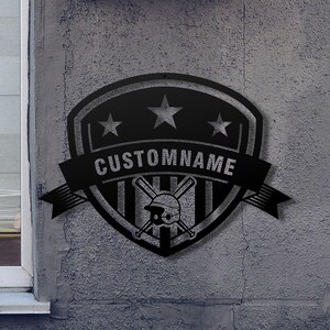 Personalized Metal Sign for Baseball Fans Custom Gifts for - Etsy