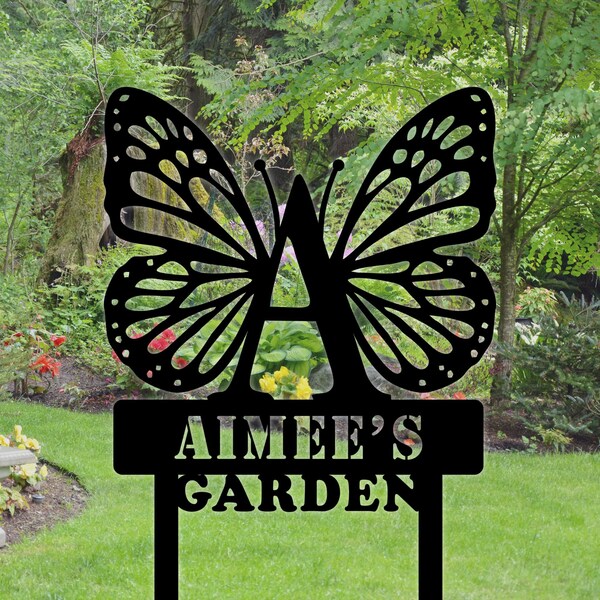 Butterfly Garden Sign - Etsy