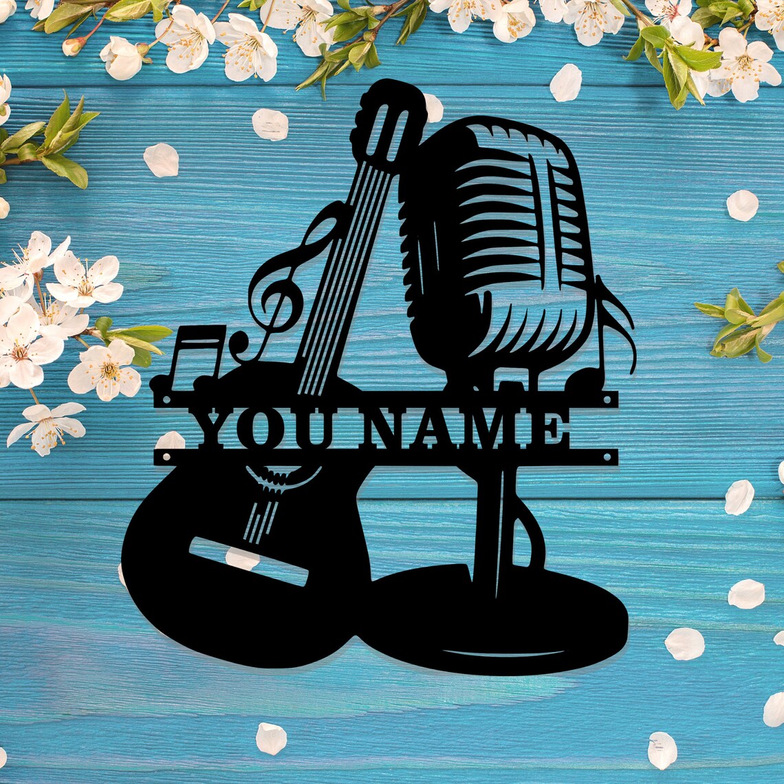 Custom Metal Name Sign Singer Wall Art Decor Personalized - Etsy
