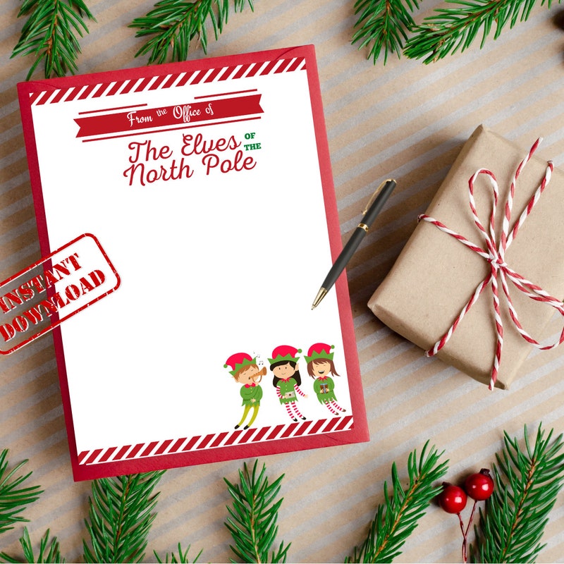 Elf Letterhead - Etsy