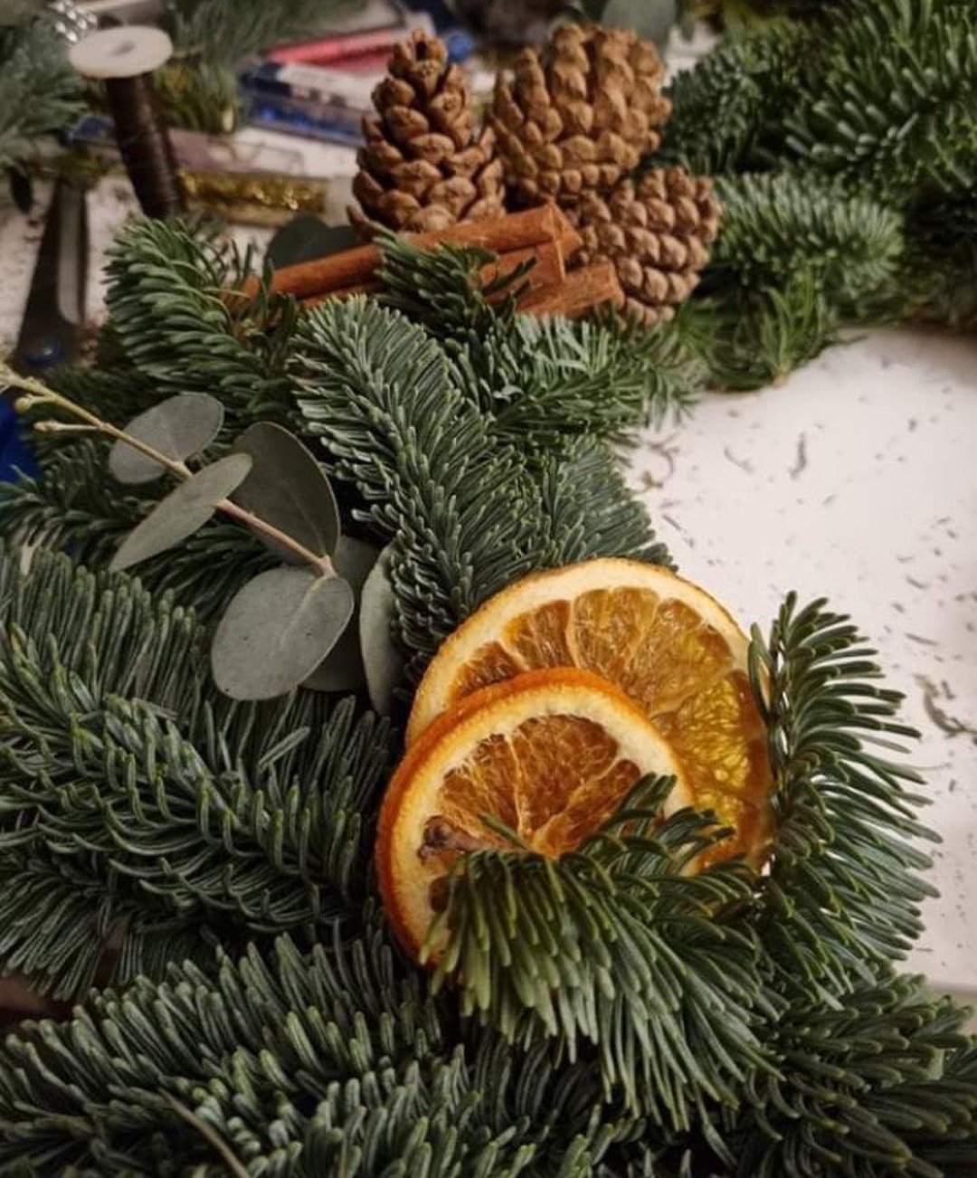 Make Your Own Christmas Wreath Kit .. With Fresh Foliage and FREE ...