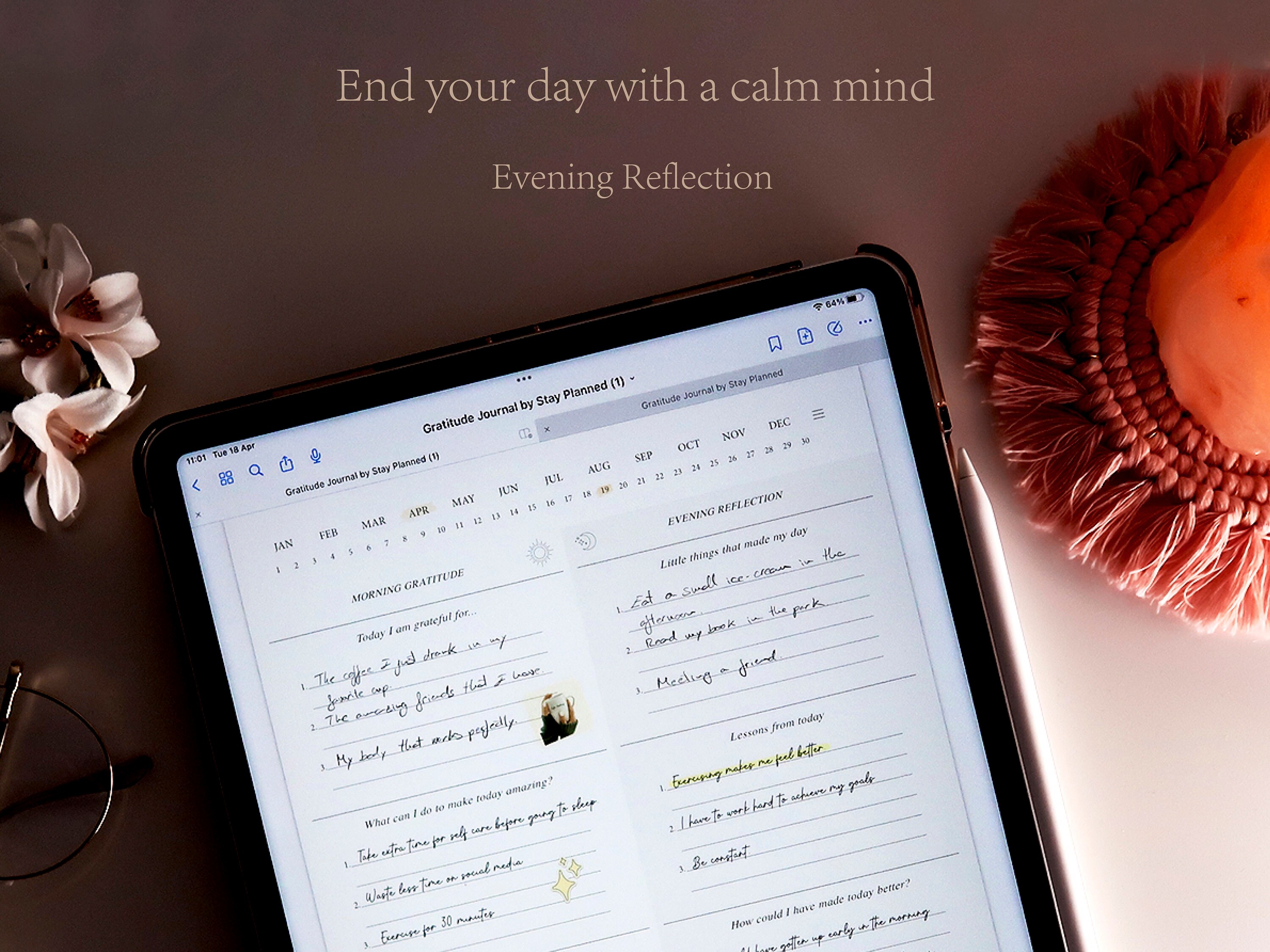 Digital Gratitude Journal, Daily Gratitude Journal, Digital Journaling ...