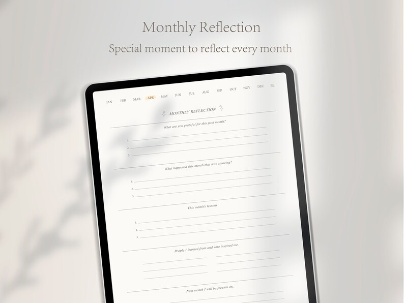 Digital Gratitude Journal, Daily Gratitude Journal, Digital Journaling ...