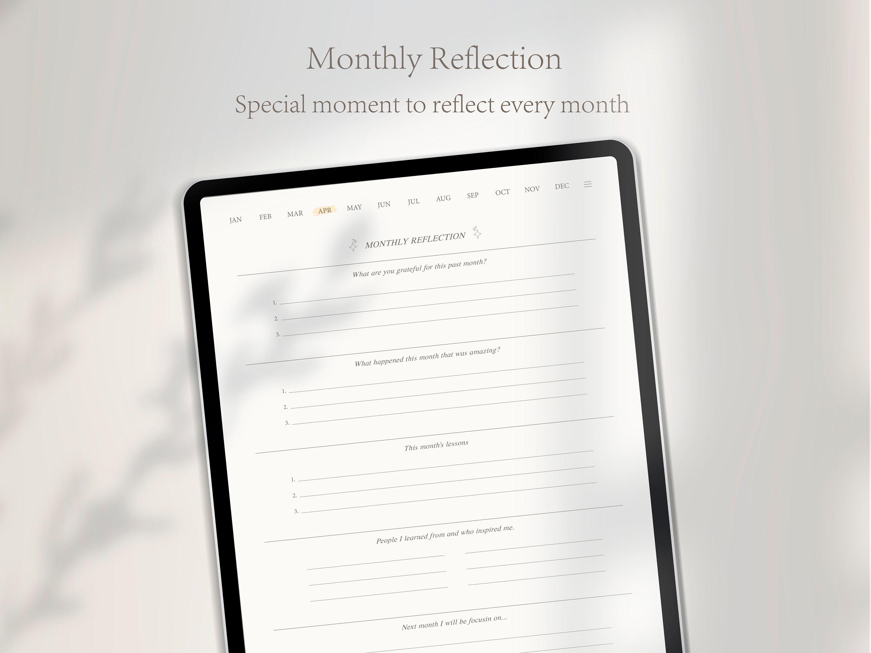 Digital Gratitude Journal, Daily Gratitude Journal, Digital Journaling ...