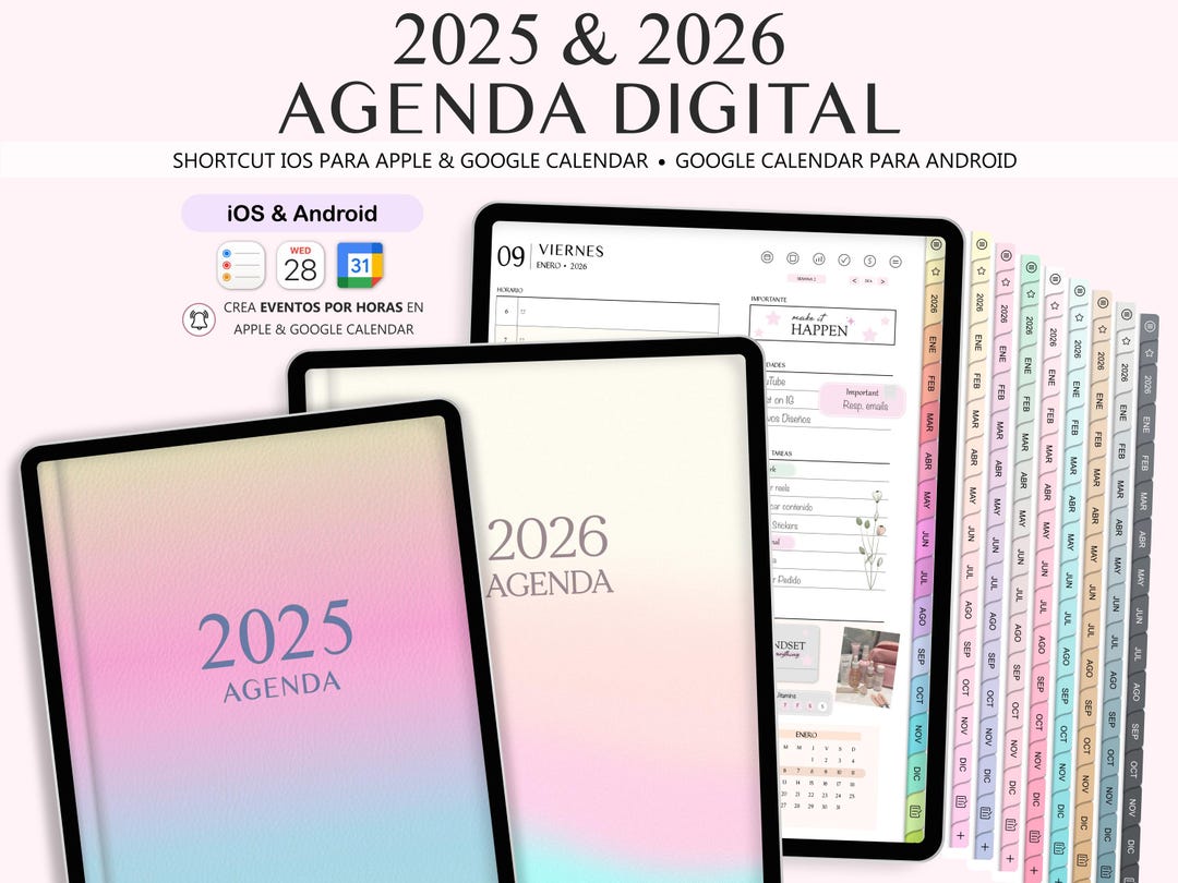 Spanish 2025-2026 Digital Planner, iPad & Tablet (GoodNotes) - Etsy México