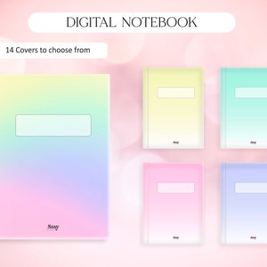 Digital Notebook, Digital Journal, Hyperlinked Sections and Subsections ...