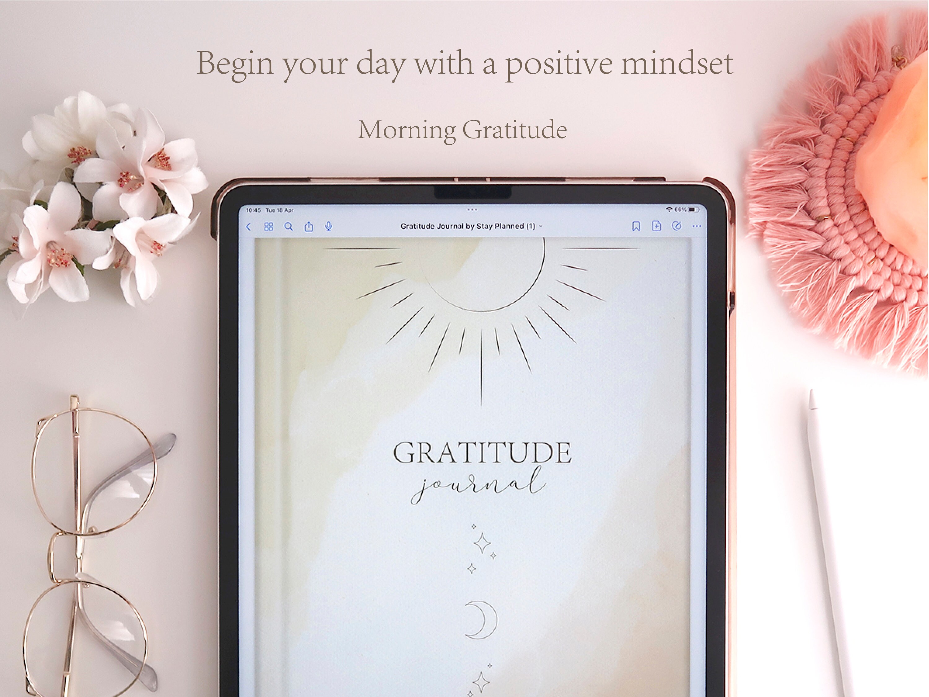 Digital Gratitude Journal, Daily Gratitude Journal, Digital Journaling ...