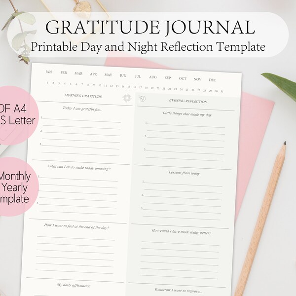 Daily Journal Printable - Etsy