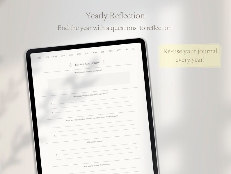 Digital Gratitude Journal, Daily Gratitude Journal, Digital Journaling ...
