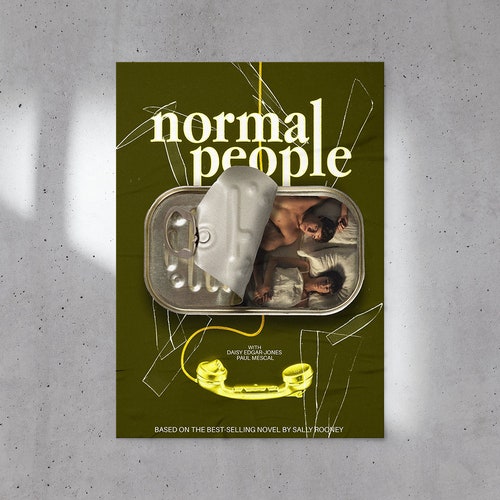 Normal People Acrylic Painting Wall Art/ Art Print/ Poster - Etsy