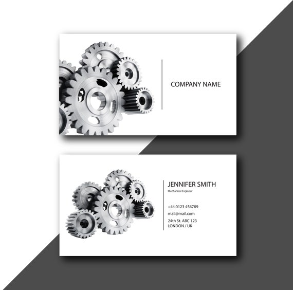 Engineering Business Cards Templates