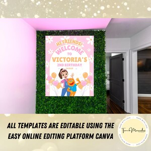 Editable Ms. Rachel Welcome Sign, Ms. Rachel Banner, Birthday Sign ...