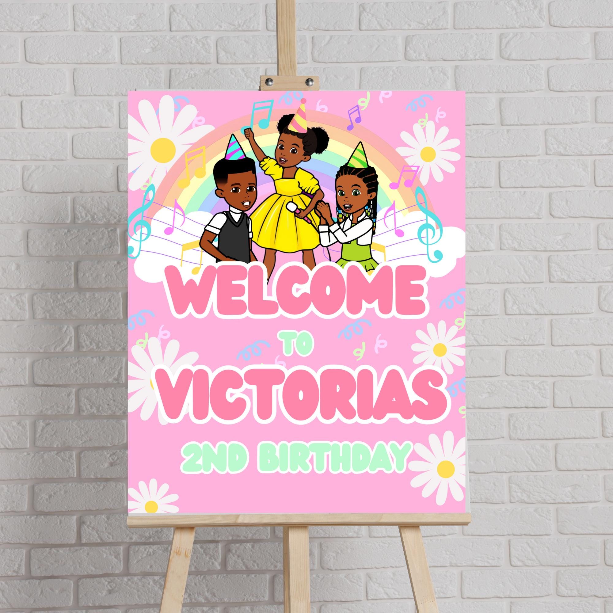 Editable Gracie Corner Welcome Sign, Gracie Corner Banner, Birthday ...