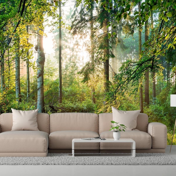 Forest Wall Mural - Etsy
