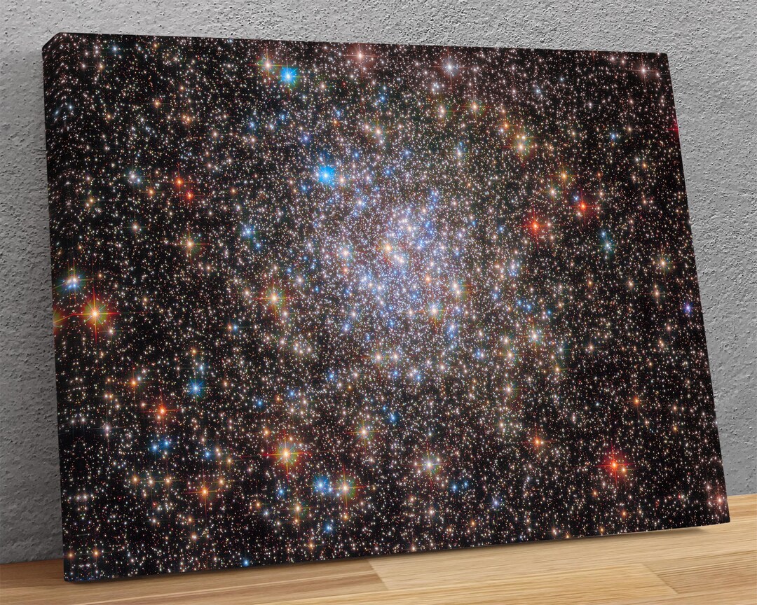 Cosmos, Stargazing NGC 6355, Large Painting on Canvas, Universe, Wall ...