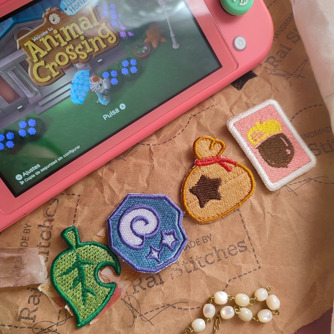 ANIMAL CROSSING Logo Patches Artisan Machine Embroidery Inspired by ...